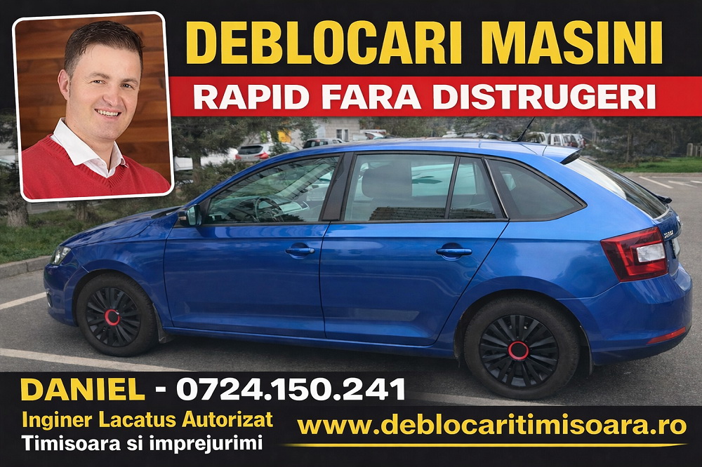 Deblocari Masini Auto Timisoara – Rapid 0724.150.241